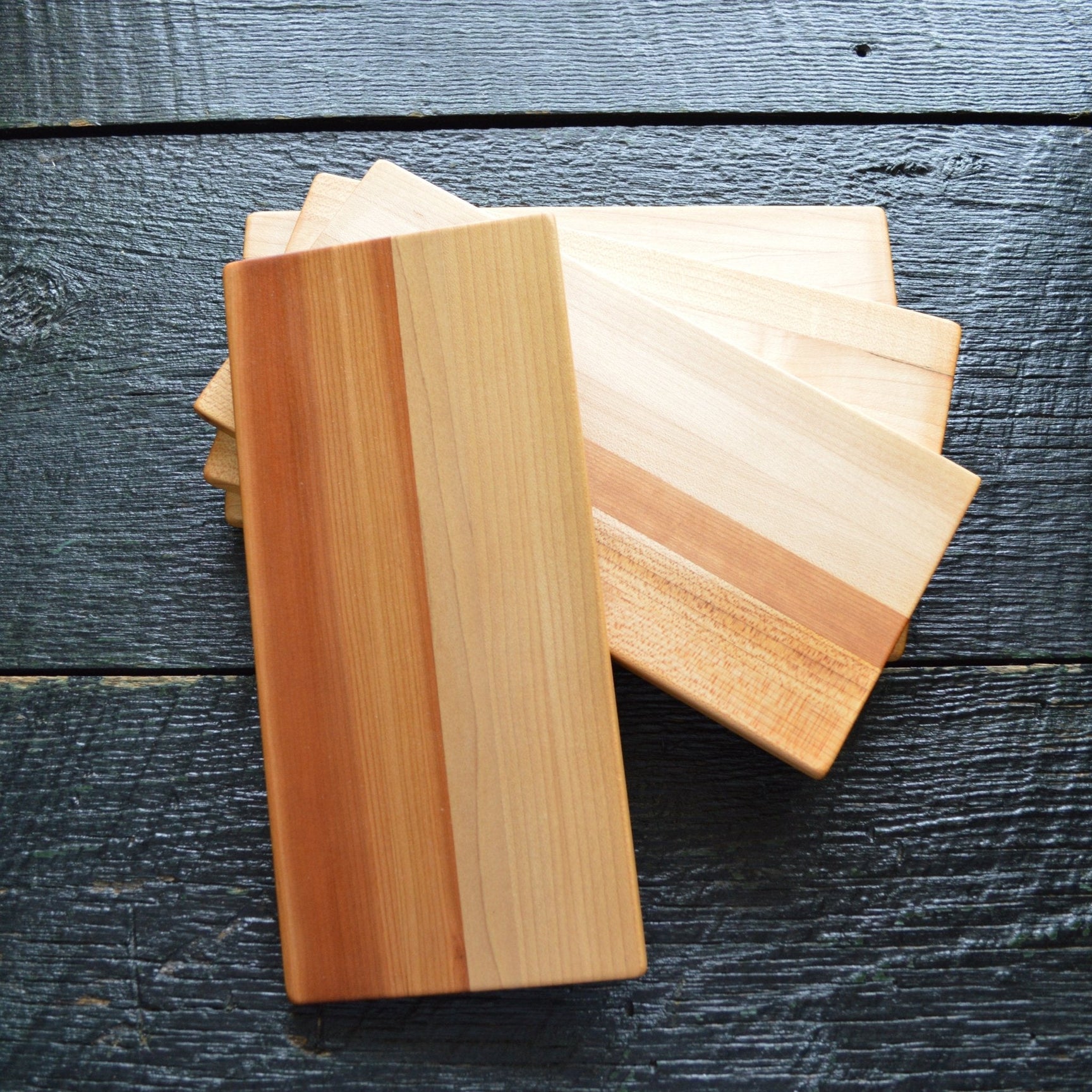 Handcrafted Wooden Cheese Boards – Copper Pot & Wooden Spoon